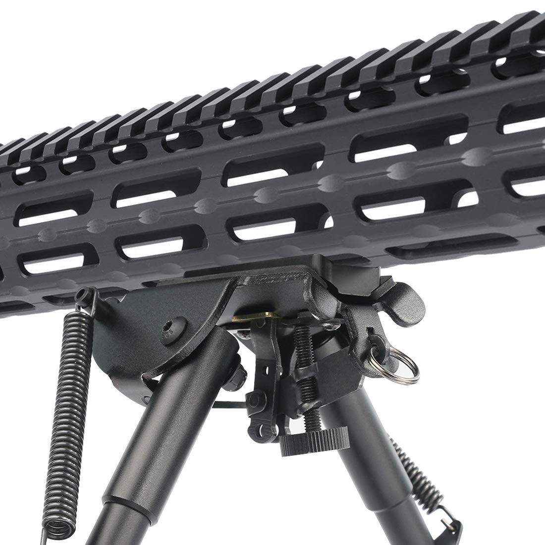 Xaegistac MLOK Bipod Adapter Mount Fits on Mlok System - Mlok Sling Stud - includes 4 T-Nuts & 4 Screws and 1 Wrench (Mlok bipod Adapter)