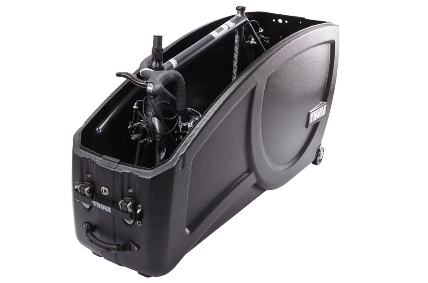 Thule RoundTrip Transition β Hard Shell Bike Travel Case with built-in Repair Stand