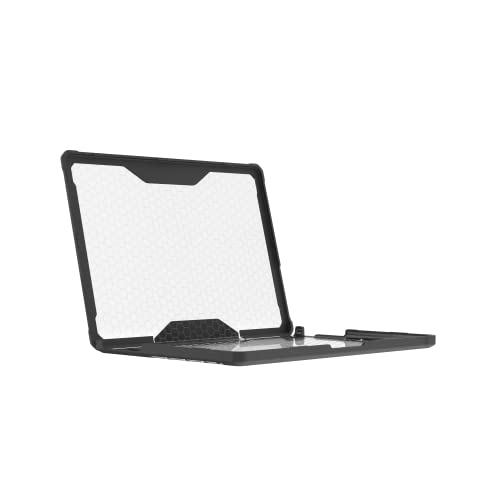 UAG Designed for MacBook Pro 14" Case 2021-2023 A2918 A2992 M3/M3 Pro/M3 Max, M2 Pro/Max, M1 Pro/Max Rugged Touch ID Military Drop Tested Plyo Laptop Cover by URBAN ARMOR GEAR, Translucent Clear Ice