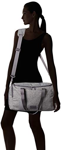 Vera Bradley Women's Recycled Lighten Up Reactive Small Gym Bag, Gray Heather, One Size