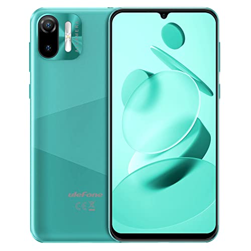 Ulefone Unlocked Smartphone, Note 6 Android Phones Unlocked, 3-Card Slots, 5MP+2MP, 6.1" IPS Full-Screen, 3G Dual SIM Cell Phone Unlocked, 32GB, 3300mAh, Face Recognition, Cheap Phones - Green