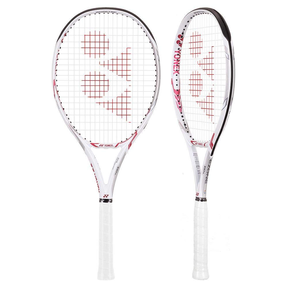 YONEX EZONE 100 Super LITE White/Pink Tennis Racquet, 4 1/4" Grip