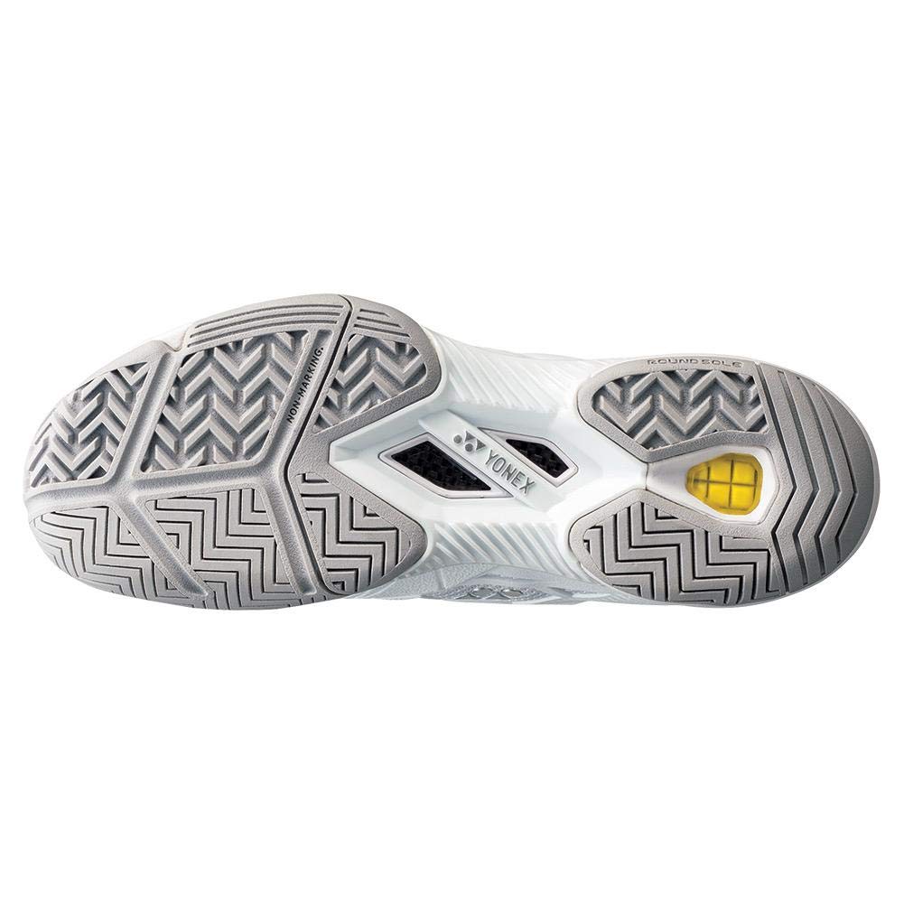 YONEX Women's Fusion Rev 3 Tennis Shoes (White, Numeric_10_Point_5)