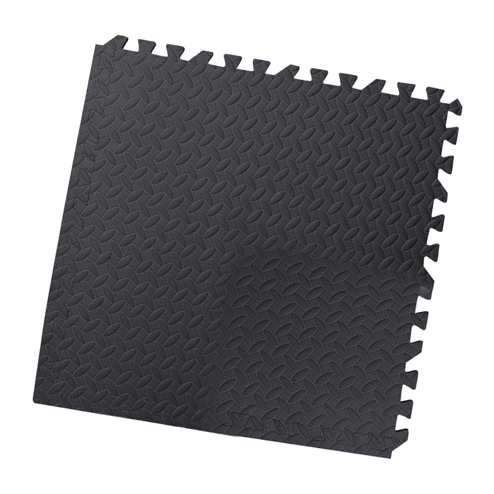 Yiju Puzzle Exercise Mat Gym Flooring Mat Interlocking Foam Floor Mats EVA Foam Floor Tiles for Home Gym Equipment Workouts Anti Skid Shock Absorbent, 60cmx60cmx2.5cm