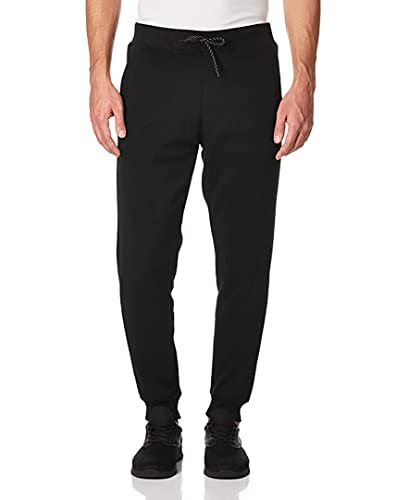 WT02 Men's Fleece Sweatpants & Joggers (Regular & Extended Sizes), Black, X-Large