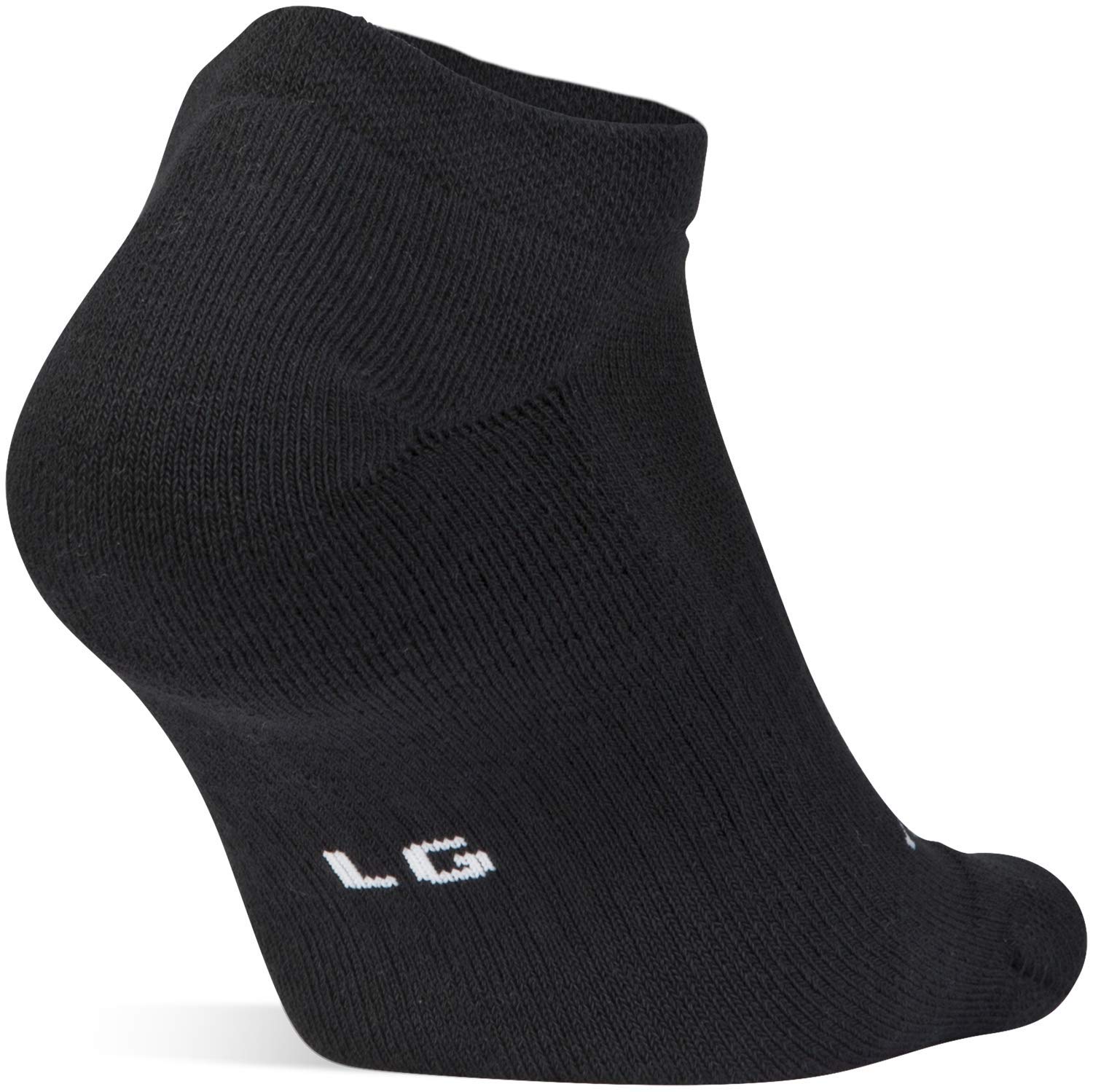 Under Armour Train No Show Socks, 2-pair, Black, Shoe Size: Mens 4-8, Womens 6-9