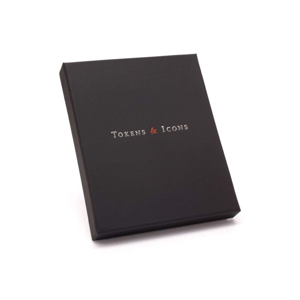 Tokens & Icons Buffalo Nickel Money Clip Wallet (ONE SIZE, BLACK)