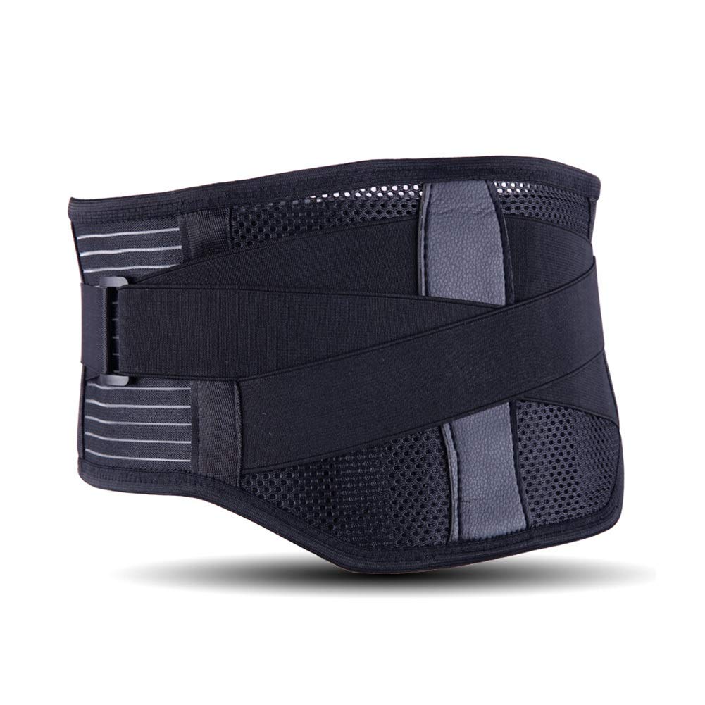 ZFF Lumbar Brace - 21 Magnet Physiotherapy for Men Women Lower Back Relief Pain & Prevents Injury Improves Sciatica (Size : S)