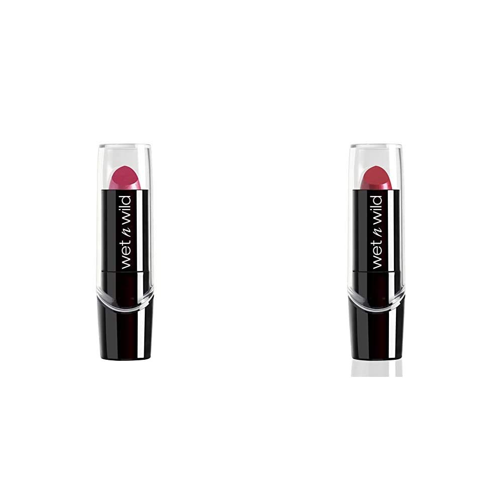 wet n wild Silk Finish Lip Stick, Retro Pink with Silk Finish Lip Stick, Just Garnet