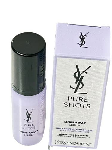 Yves Saint Laurent YSL PURE SHOTS Lines Away Serum Anti Wrinkle & Elasticity Mini Travel Size 7 ml / 0.23 fl oz.