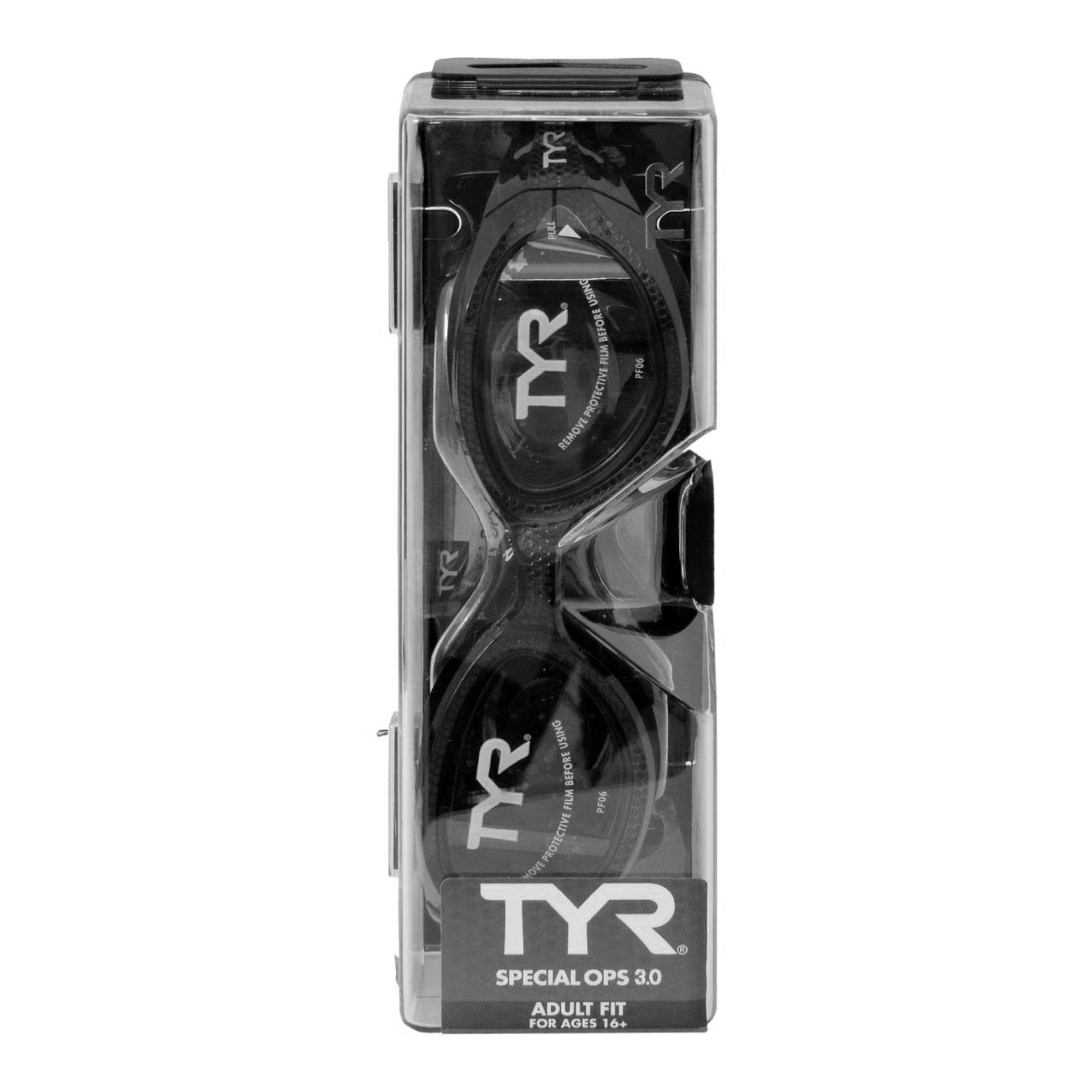 TYR Special Ops 3.0 Non-Polarized Adult Fit, Smoke/Black/Black