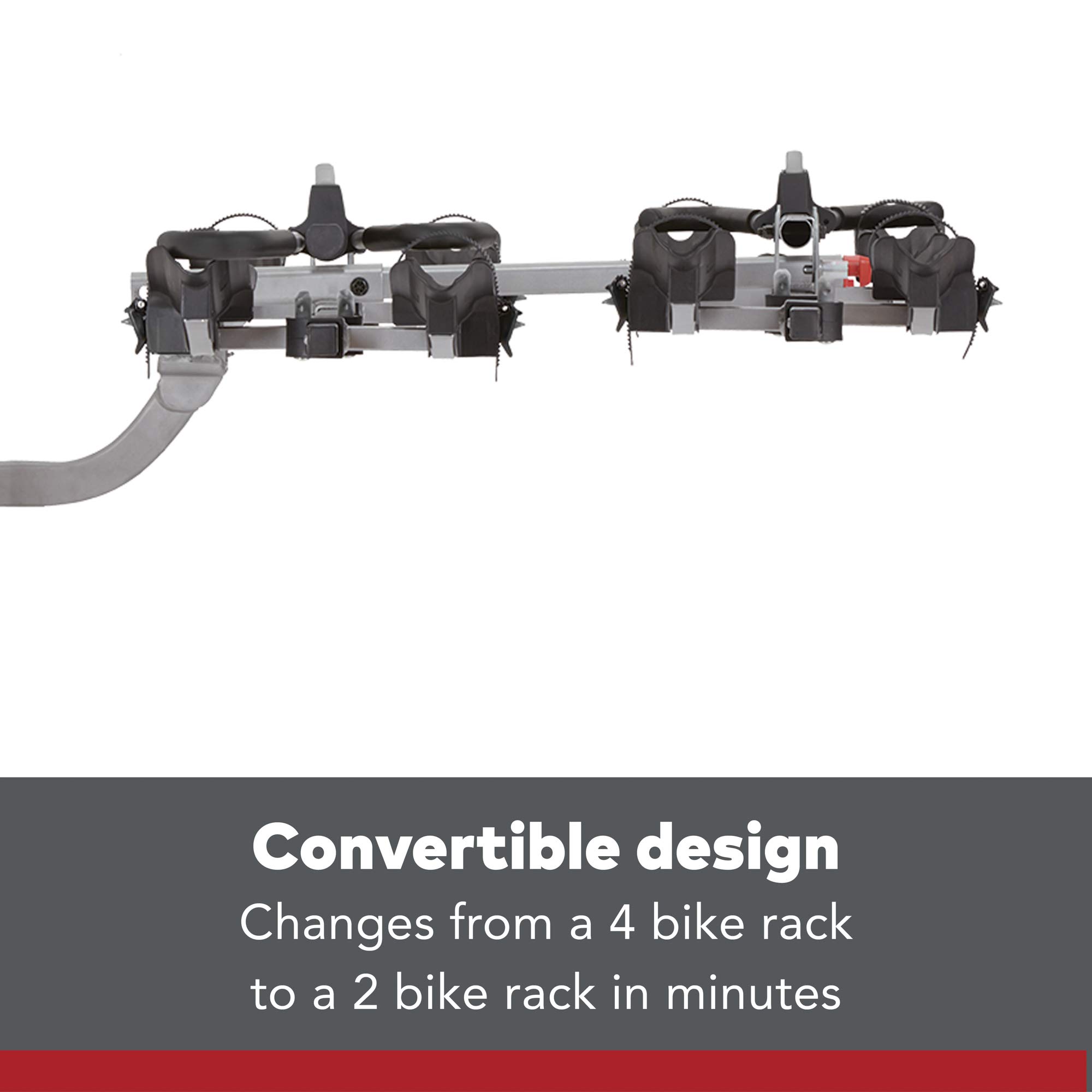 YAKIMA - FourTimer Hitch Mount Tray Bike Rack, 4 Bike Capacity