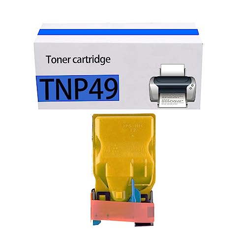 YAMABO TNP49BK TNP49C TNP49Y TNP49M Toner Cartridge Suitable for Konica Minolta C3351 C3851 Yellow
