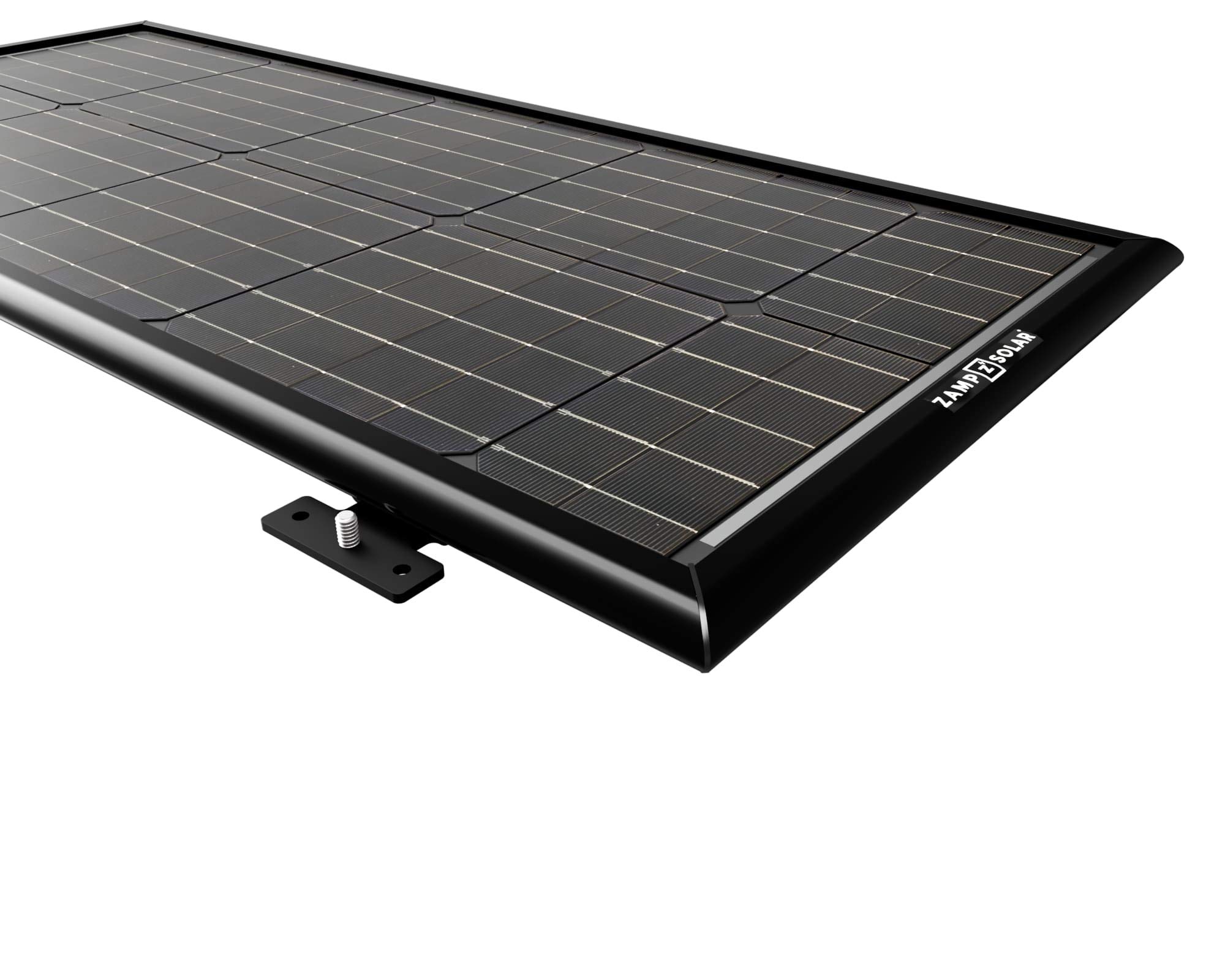 Zamp Solar Obsidian Series 45-Watt Roof Mount Solar Panel Kit. Low-Profile, Lightweight Off Grid Solar Power for RV Battery Charging - ZSK1001