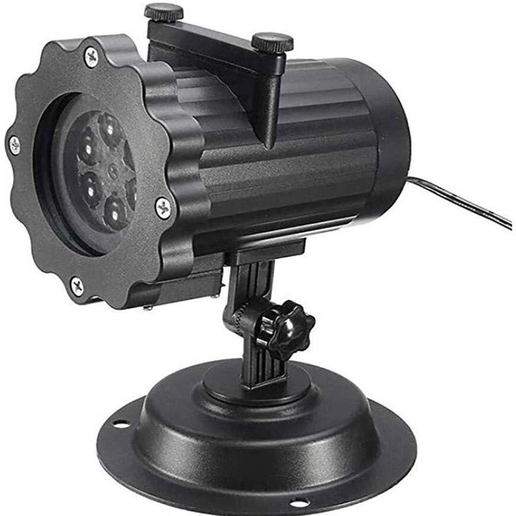 ZBM--ZBM Christmas Light Projector,16 Pattern Snowflake Projector Lights With Remote Control, IP65 Waterproof Rotating Snowfall Landscape Light For Garden Christmas Halloween Party Wedding Home Decora
