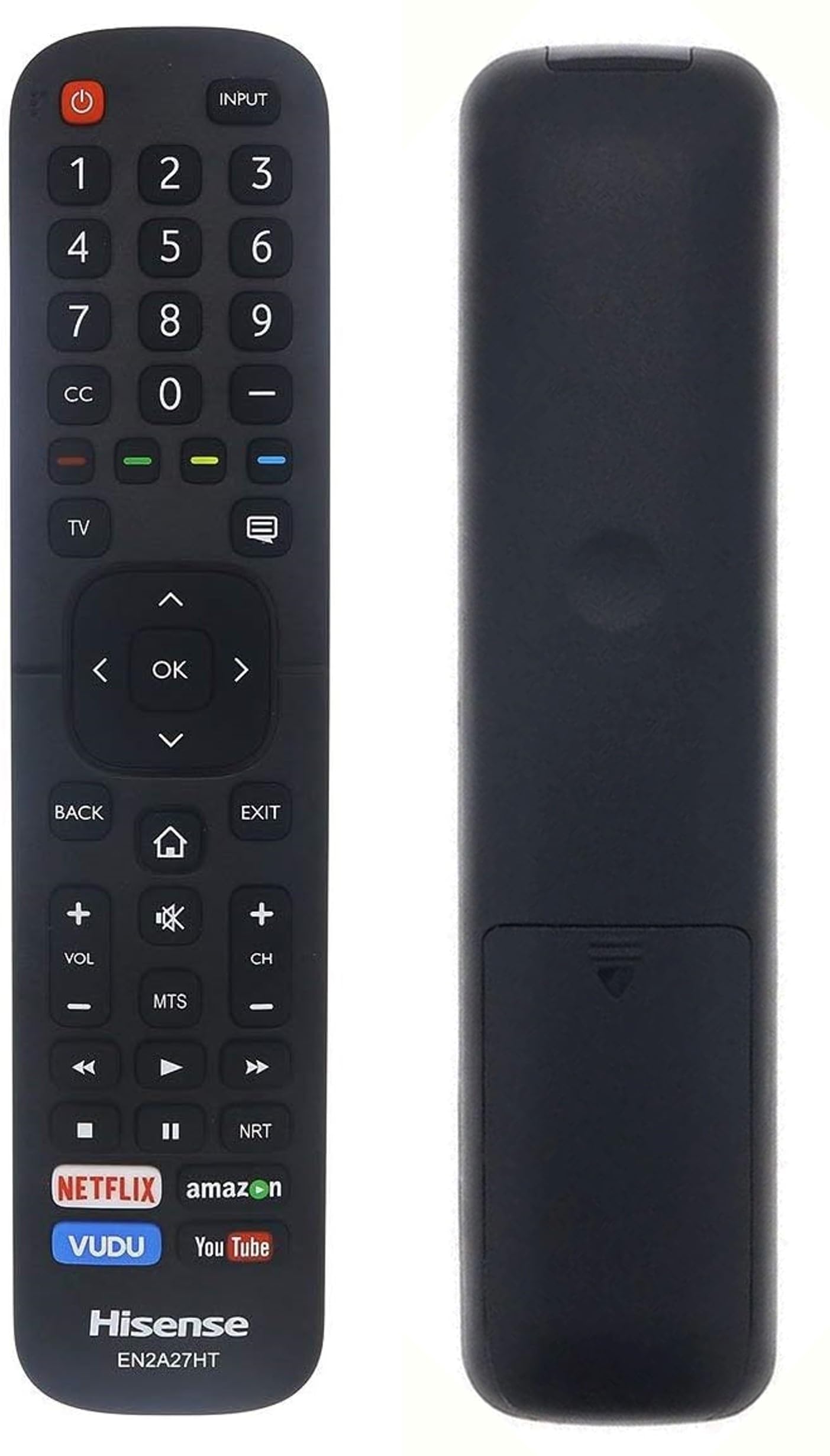 USARMT Universal Remote Control EN2A27HT Compatible with All Hisense Smart 4K HDR TV 40H5D 43H5D 43H6D 50DU6070 50H5D 50H6D 55DU6070 55H6D 60DU6070 65H6D TVs
