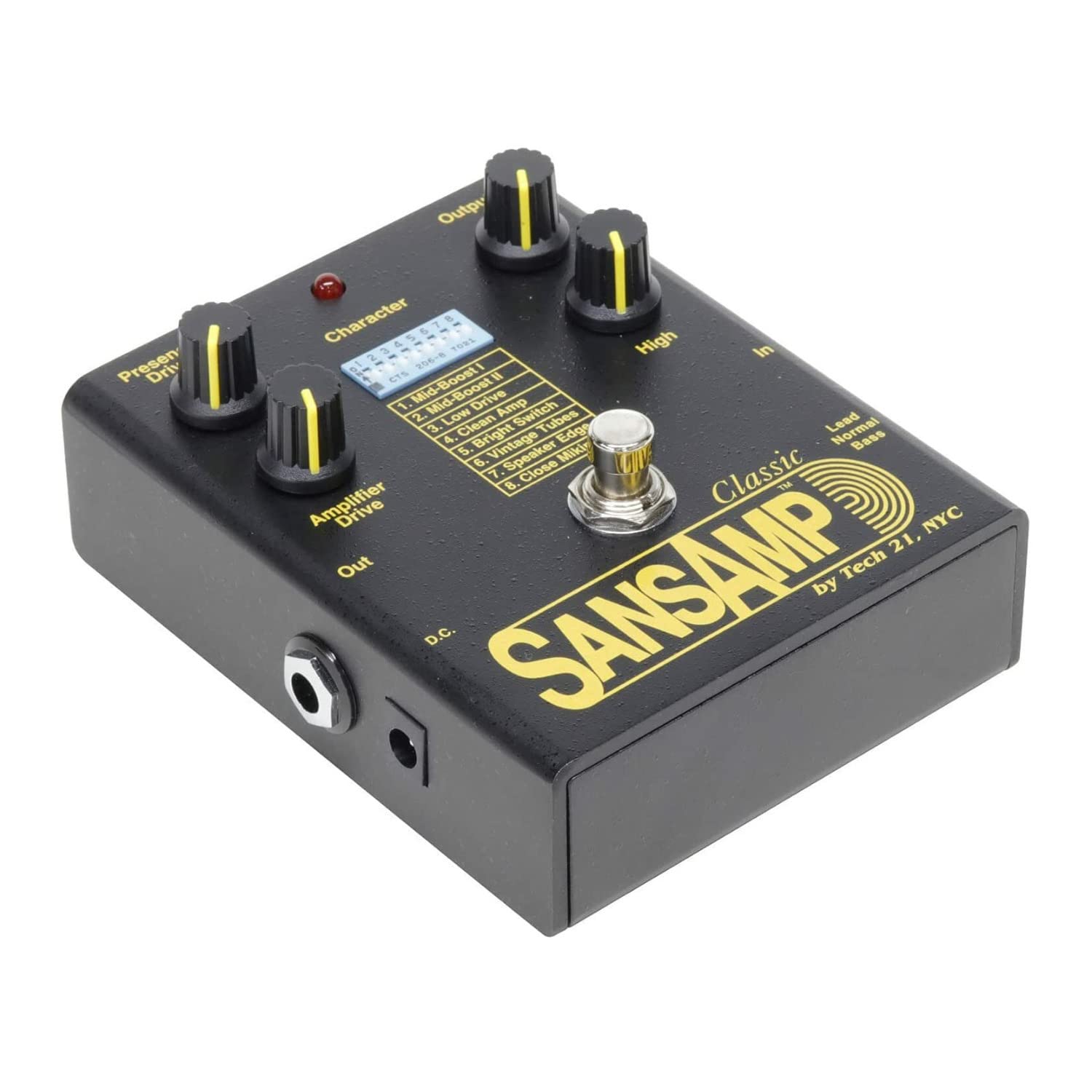 Tech 21 SansAmp Classic Tube Amp Emulator Pedal
