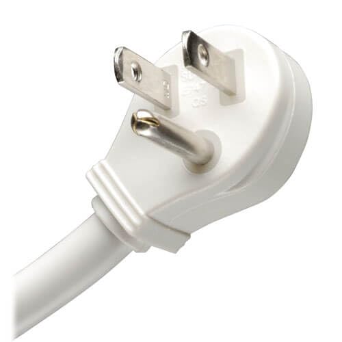 Tripp Lite 8 Outlet Surge Protector Power Strip, 8ft Cord Right Angle Plug, LIFETIME INSURANCE & $75K INSURANCE (TLP808) light gray