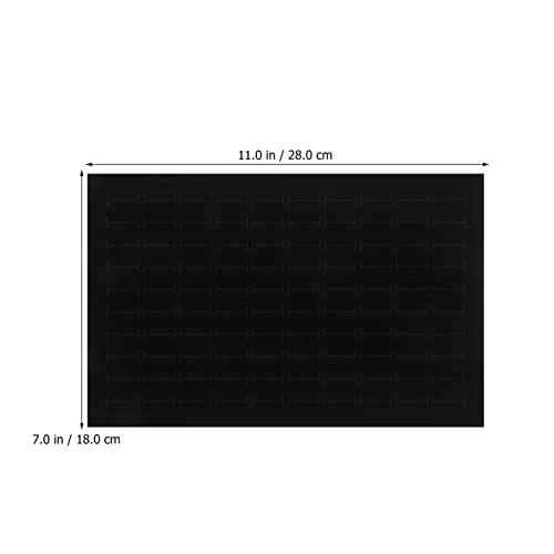 Zerodeko Jewelry Display Trays Black Jewelry Foam Insert 6pcs Ring Earring Display Pad Tray Slots Sponge Pad for Jewelry Boxes Trays Display Showcase Storage Selling Jewelry