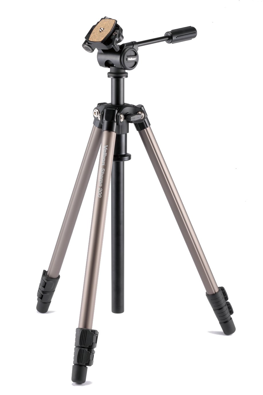 Velbon Sherpa 200 Aluminium Tripod with PH-157Q One-Touch Panhead - Black