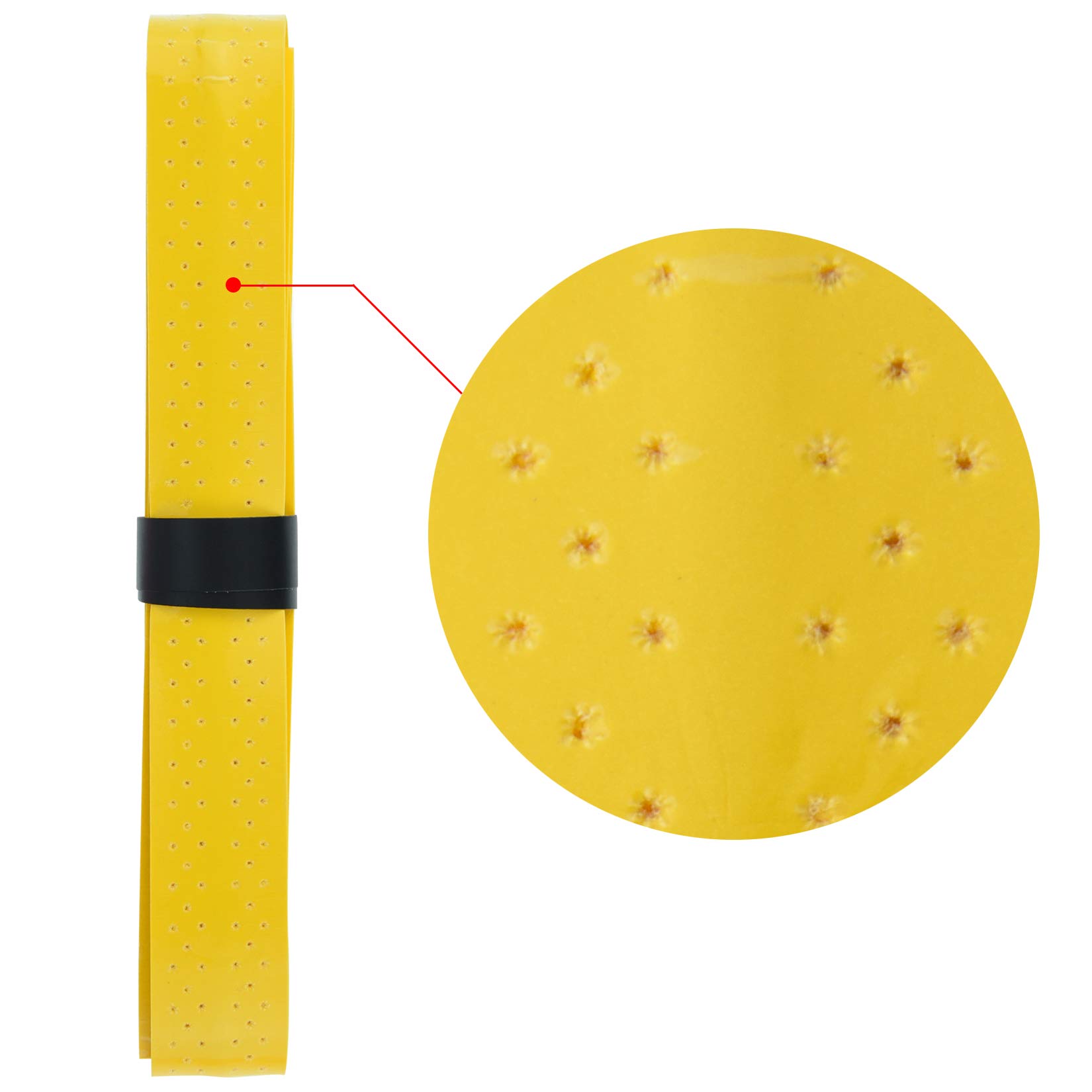 yeabwps 10 Piece Tennis Racket Grip Tape Anti Slip Super Absorbent Tennis Overgrip Badminton Overgrip