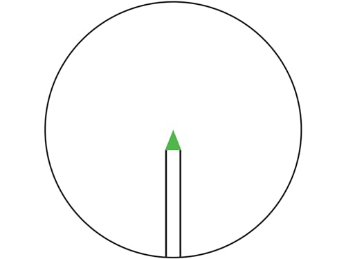Trijicon 266978 AccuPoint 1-6x24 Riflescope with BAC Green Triangle Post Reticle, 30 mm Tube,black