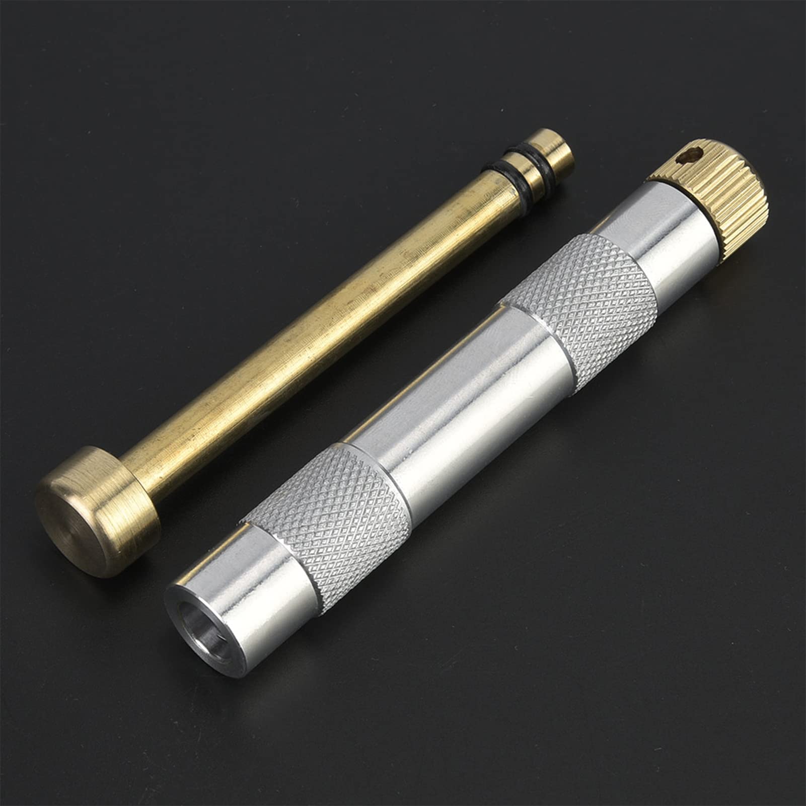 Zerone Metal Fire Piston Fire Starter - Metal Fire Starting Tool Supplies for Outdoor Camping Survival