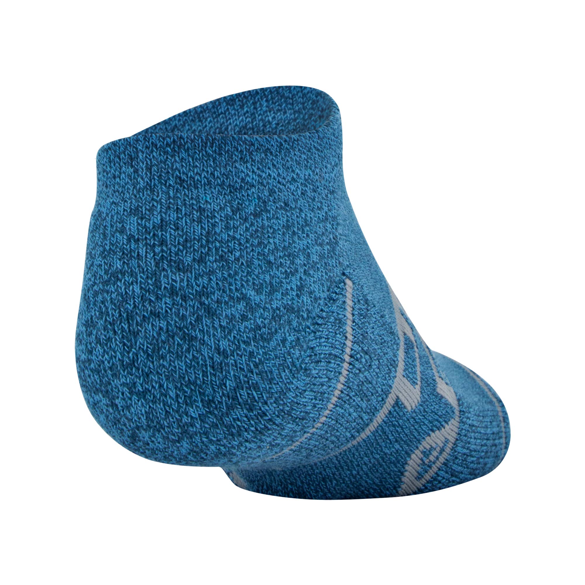 Under Armour Phenom No Show Socks, 3-pair, Teal Vibe Assorted, Shoe Size: Youth 13.5K-4Y