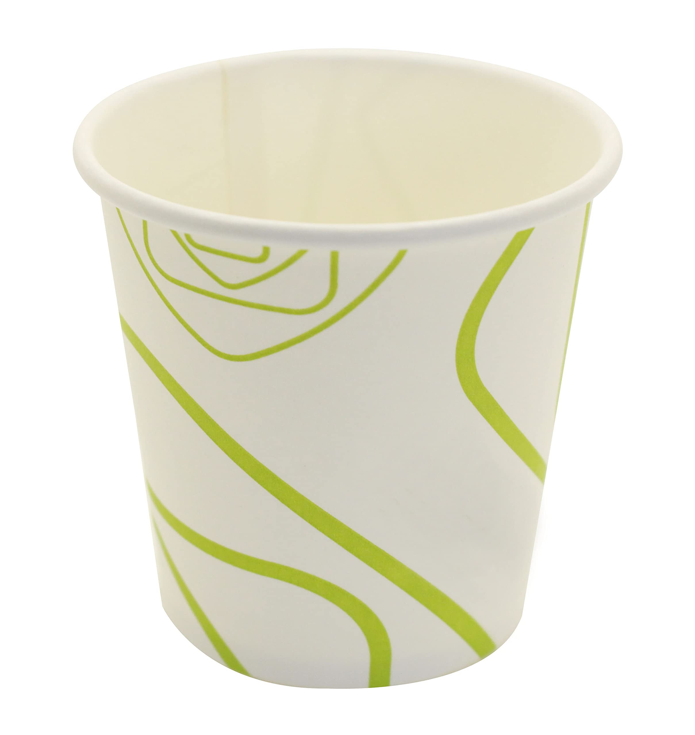Yes!Fresh Special Green Line Design, Disposable Hot Paper Cup,Eco-friendly,100% Blodegradable&Compostable