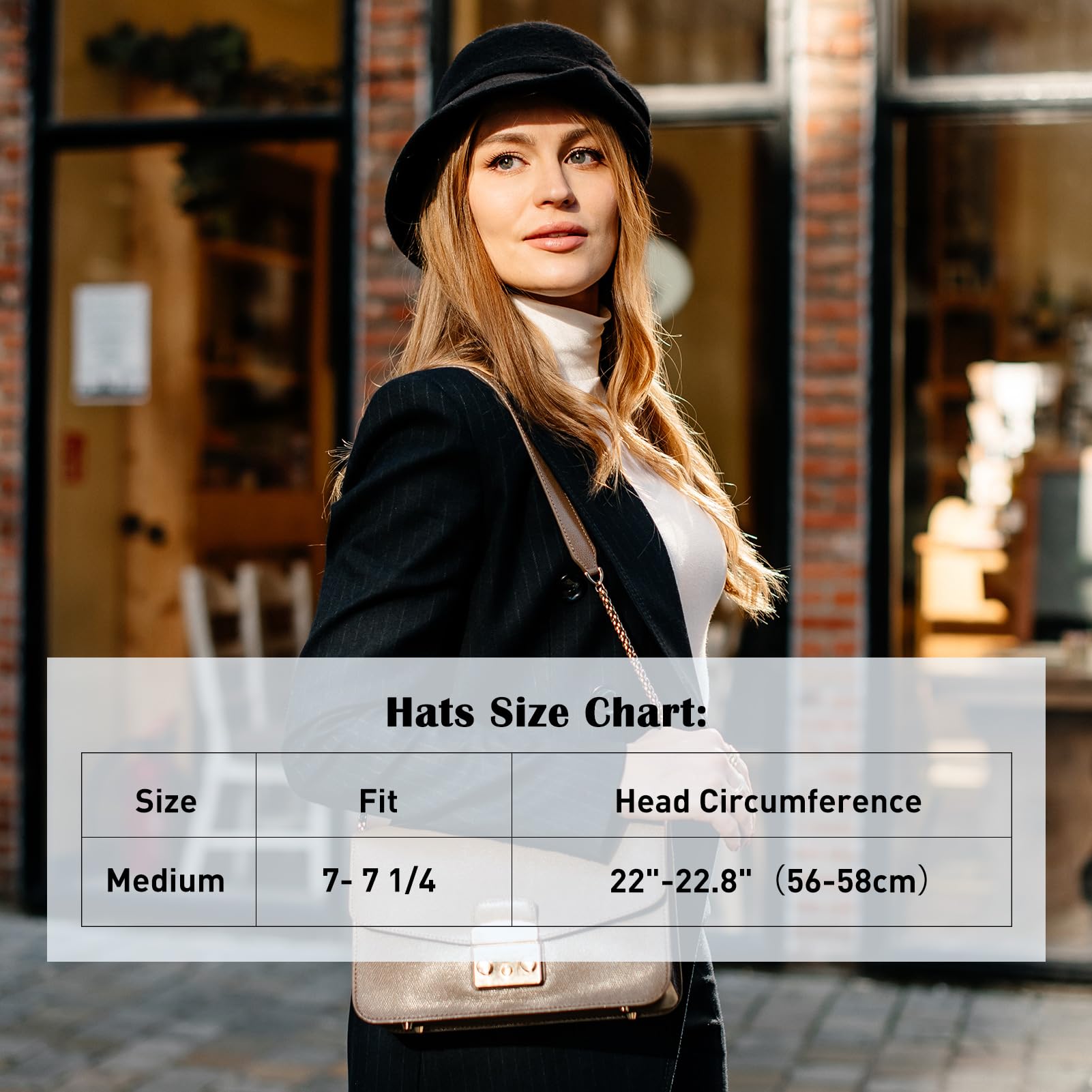 Womens Vintage Wool Felt Cloche Bucket Bowler Hat Winter Foldable Warm Grey