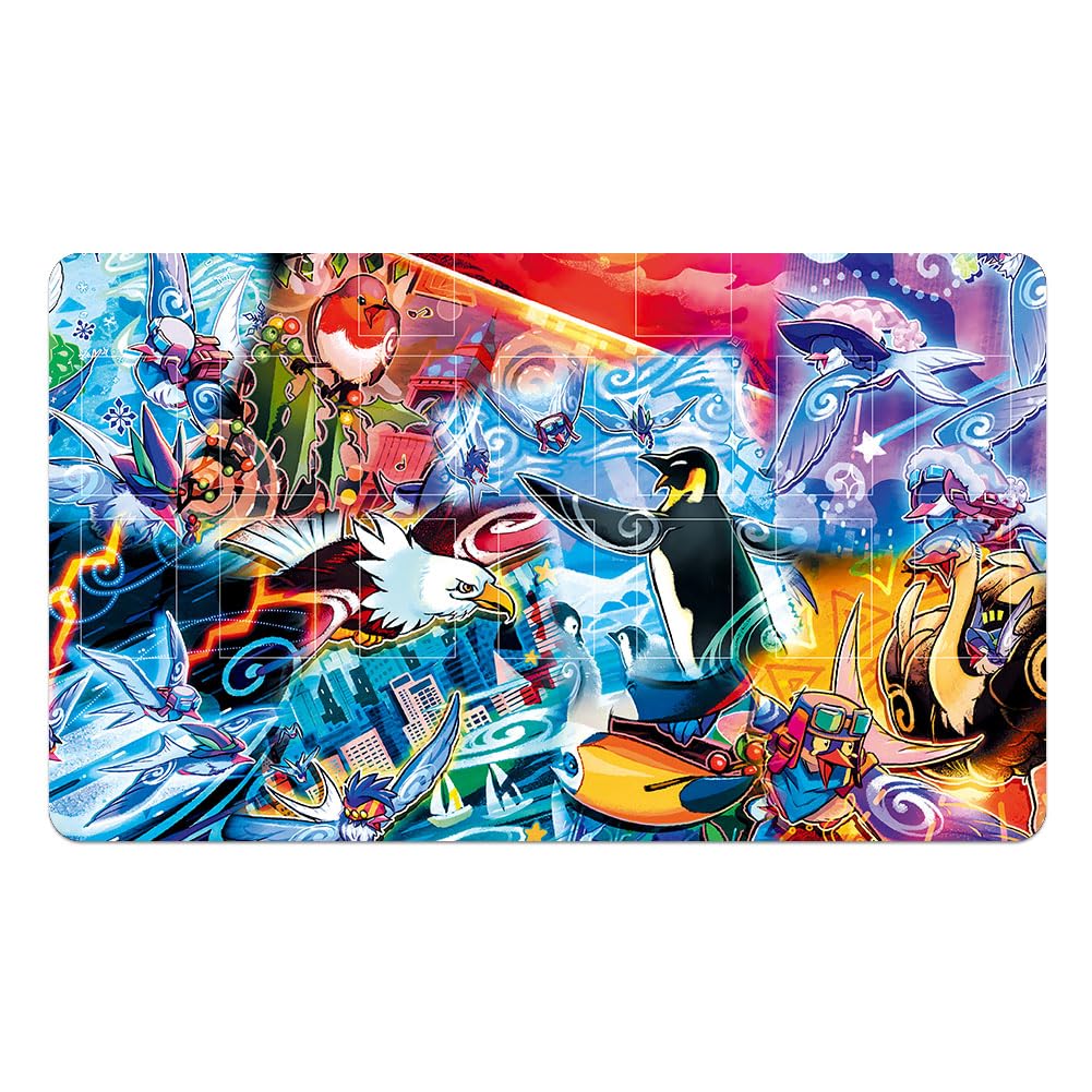YMILOHOGI Playmat Floowandereeze TCG CCG OCG Trading Card Game Mat with Zones + Free Bag (D146)