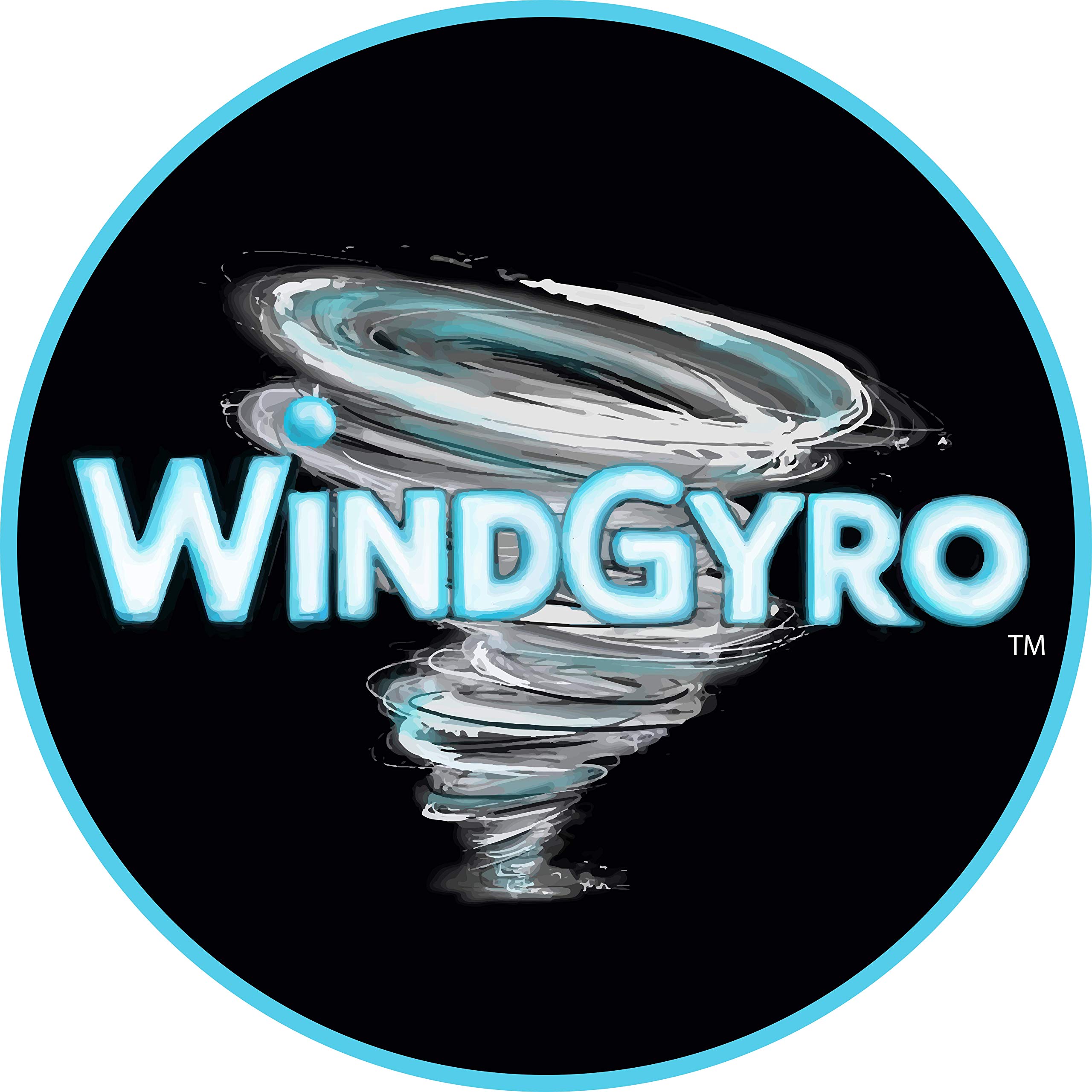 Universal Specialties The Original WindGyro Mini Wind Turbine Gyroscope Spinning Top Fidget Desk Toy