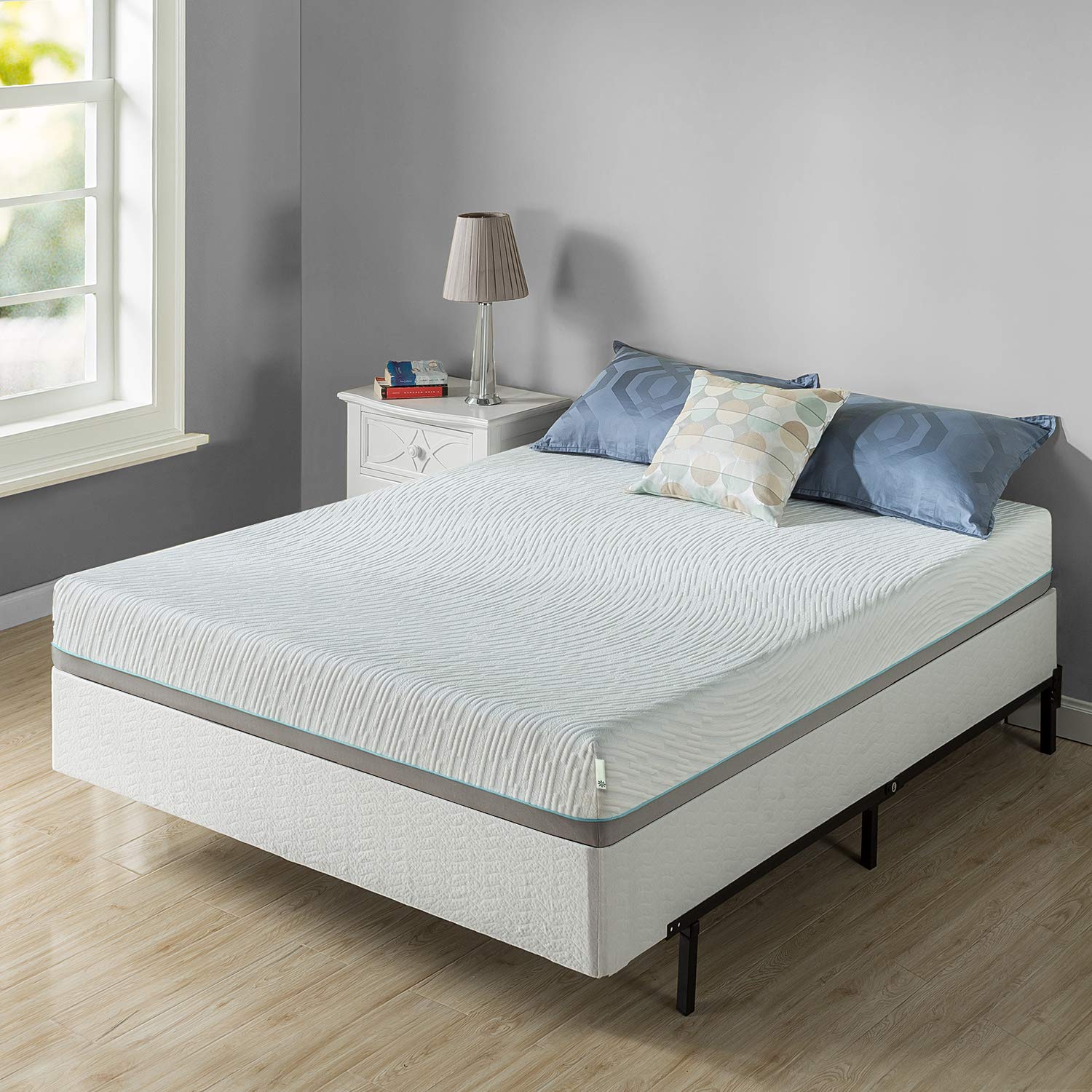 Zinus 8 Inch Green Tea Pressure Relief Memory Foam Mattress/Zoned Airflow Design/CertiPUR-US Certified/Bed-in-a-Box, Twin