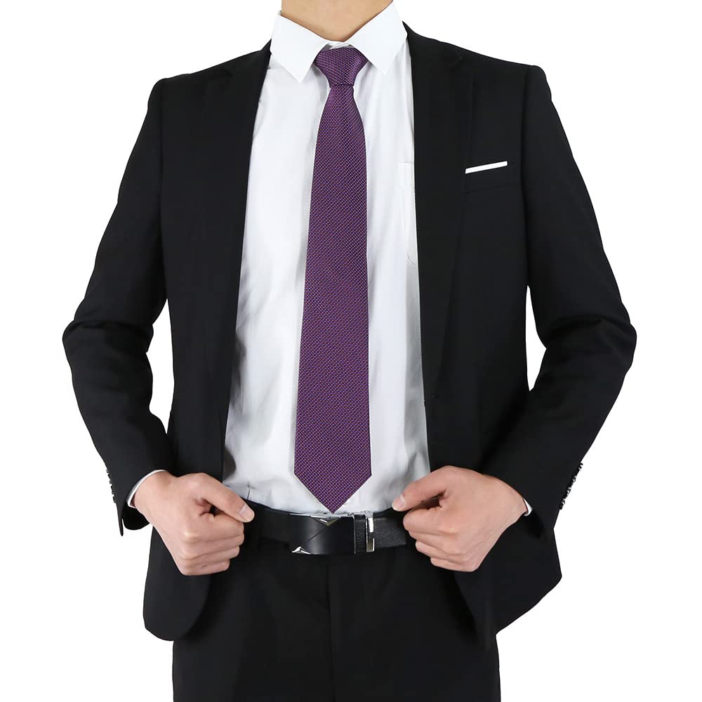 YanLen Lot 9 PCS Classic Men's Tie Necktie Woven JACQUARD Neck Ties