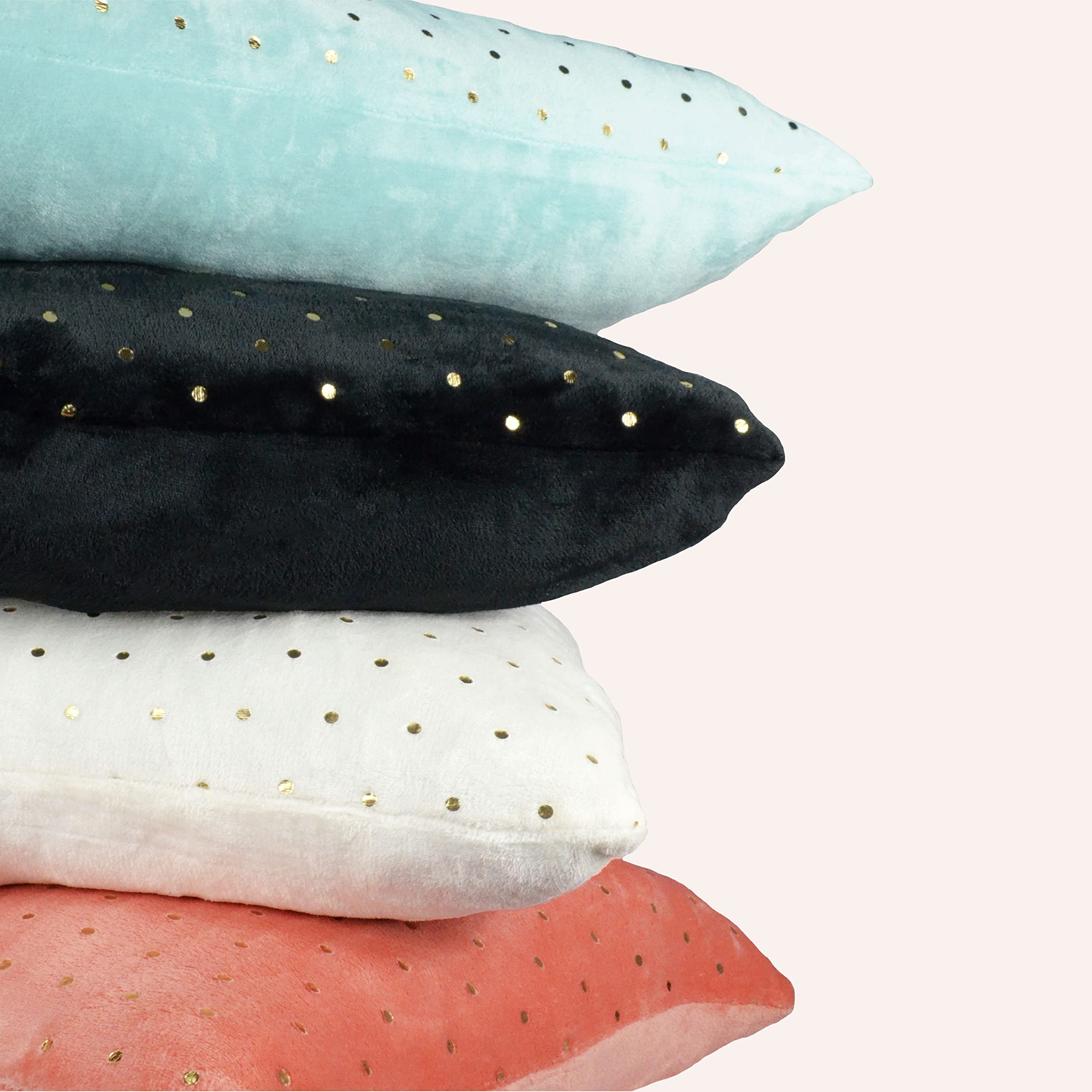 Urban Lifestyle Gold Foil Jumbo Pillow, Mint