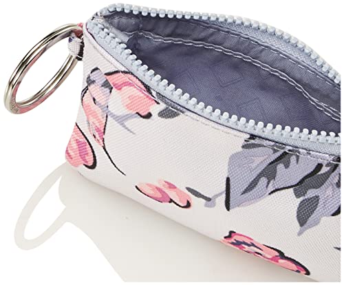 Vera Bradley Women's Recycled Lighten Up Reactive Zip ID Case Wallet, Hummingbird Blooms, One Size