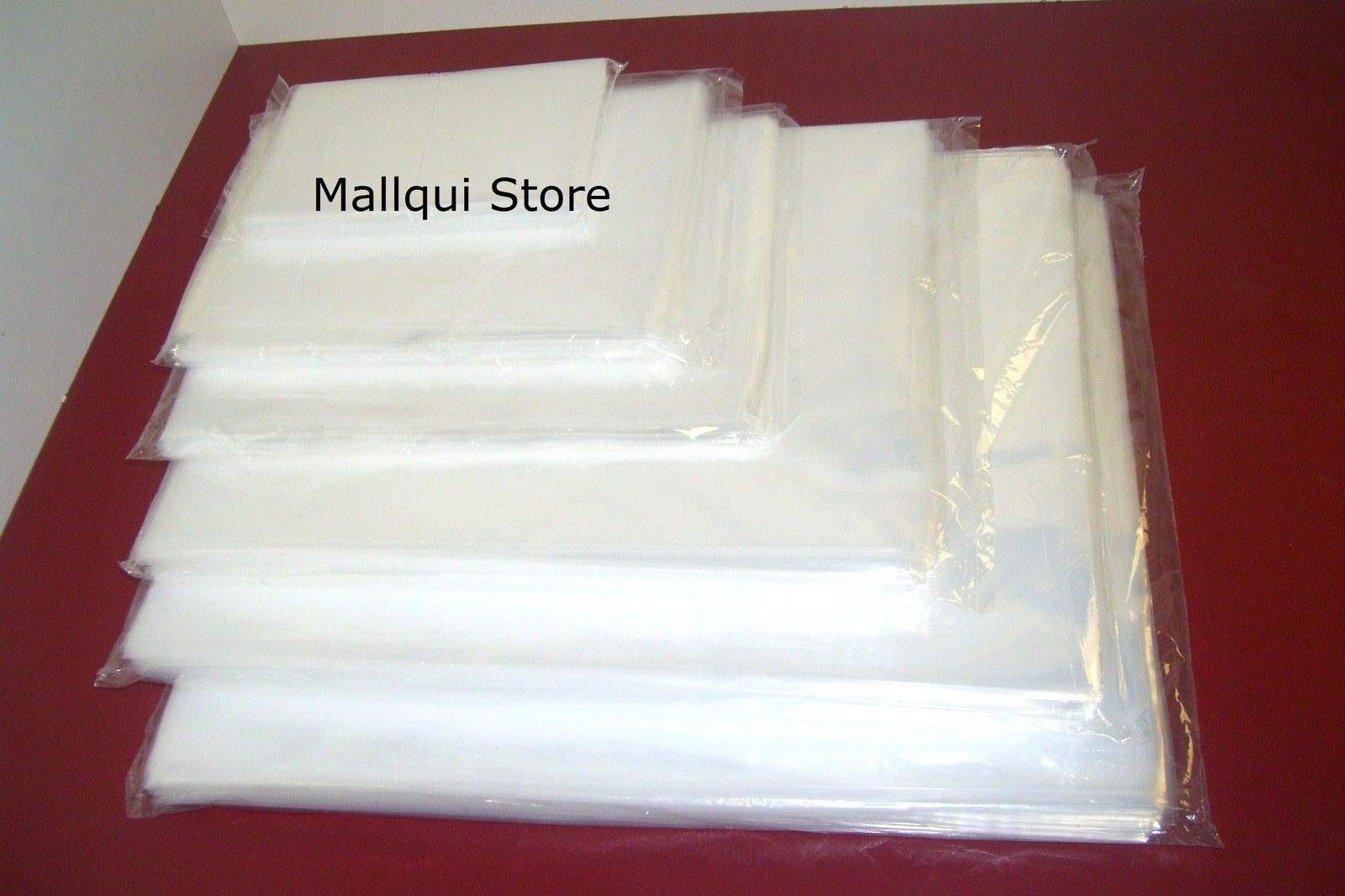 ULINE - 100 Clear 6 x 36 Poly Bags Plastic Lay Flat Open TOP Packing ULINE Best 2 MIL