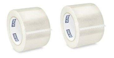 ULINE Industrial Shipping & Packing Tape 3" x 110 Yards 2.0 Mil - Clear (2 Pack)