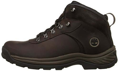 Timberland mens Flume Mid Waterproof Hiking Boot, Dark Brown, 8.5 US