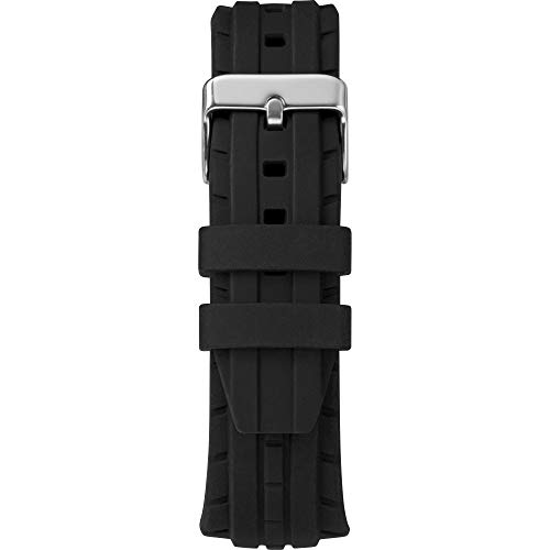 Timex Men's TW5M27000 DGTL Big Digit 48mm Black/Gray/Red Silicone Strap Watch