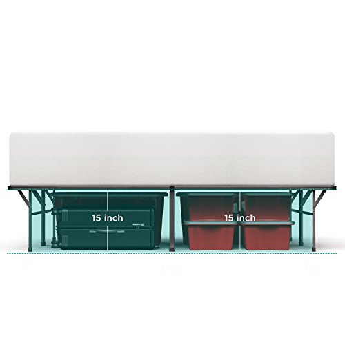 ZINUS SmartBase Heavy Duty Mattress Foundation / 16 Inch Metal Platform Bed Frame / No Box Spring Needed / Sturdy Steel Frame / Underbed Storage, Queen