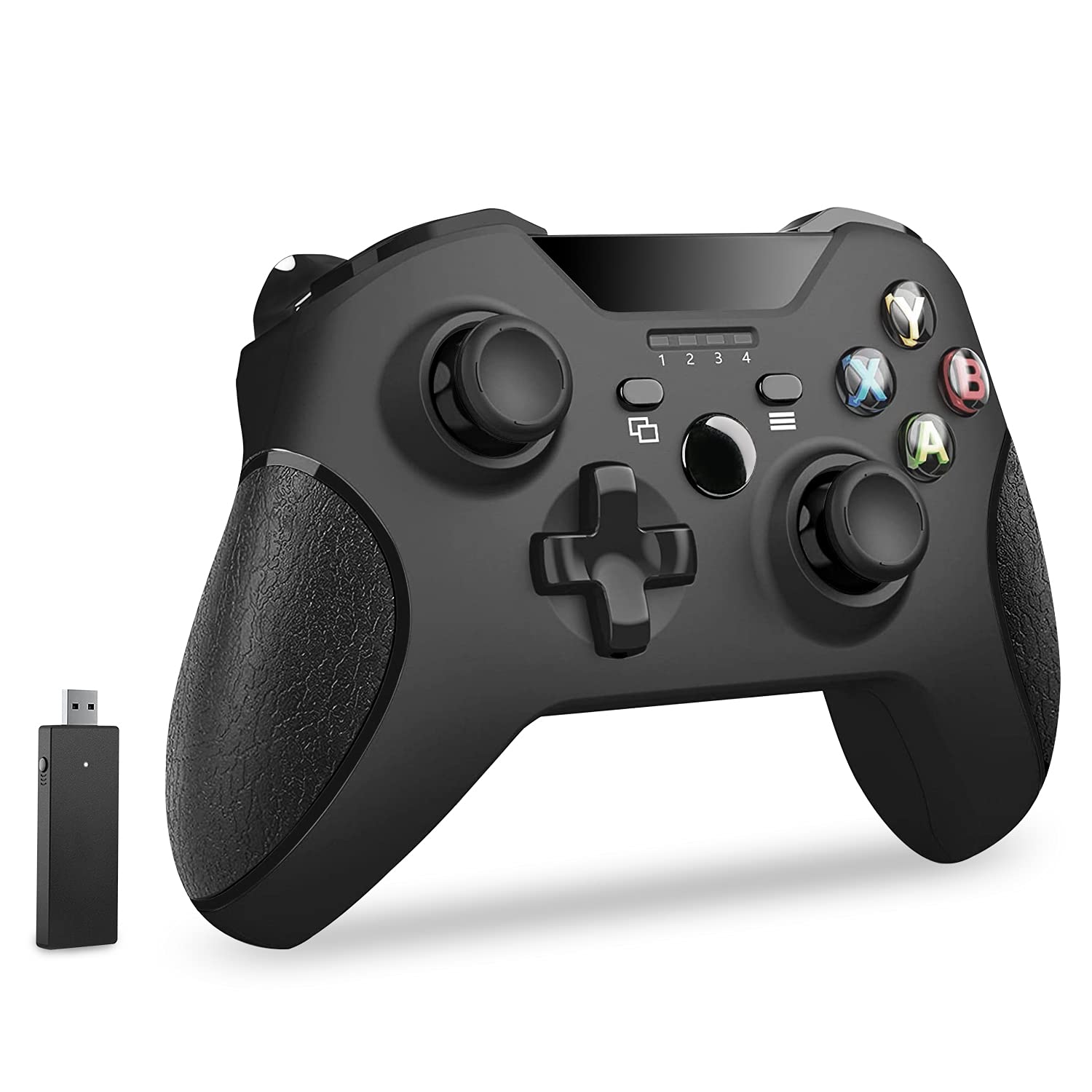 Xbox One Controller Wireless Compatible with Xbox One/One S/One X/One Series X/S /Elite/PC Windows, Usergaing Gaming Controller with 2.4GHZ Wireless Adapter black-No Audio Jack