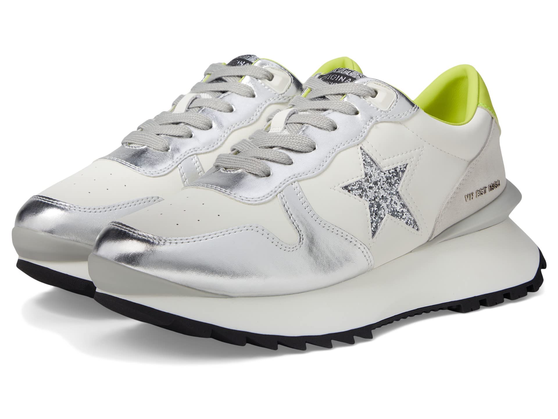 Vintage Havana Women's Major Sneaker, Silver, 7.5