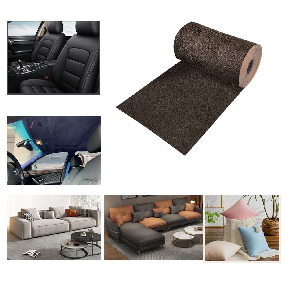 Velvet Repair Patch, Self-Adhesive Flannel Fabric Patch, Multi Colors, Microfiber Patch,Can be Used to Patch Sofas, Car Seats, Handbags and Tears (Dark Gray)