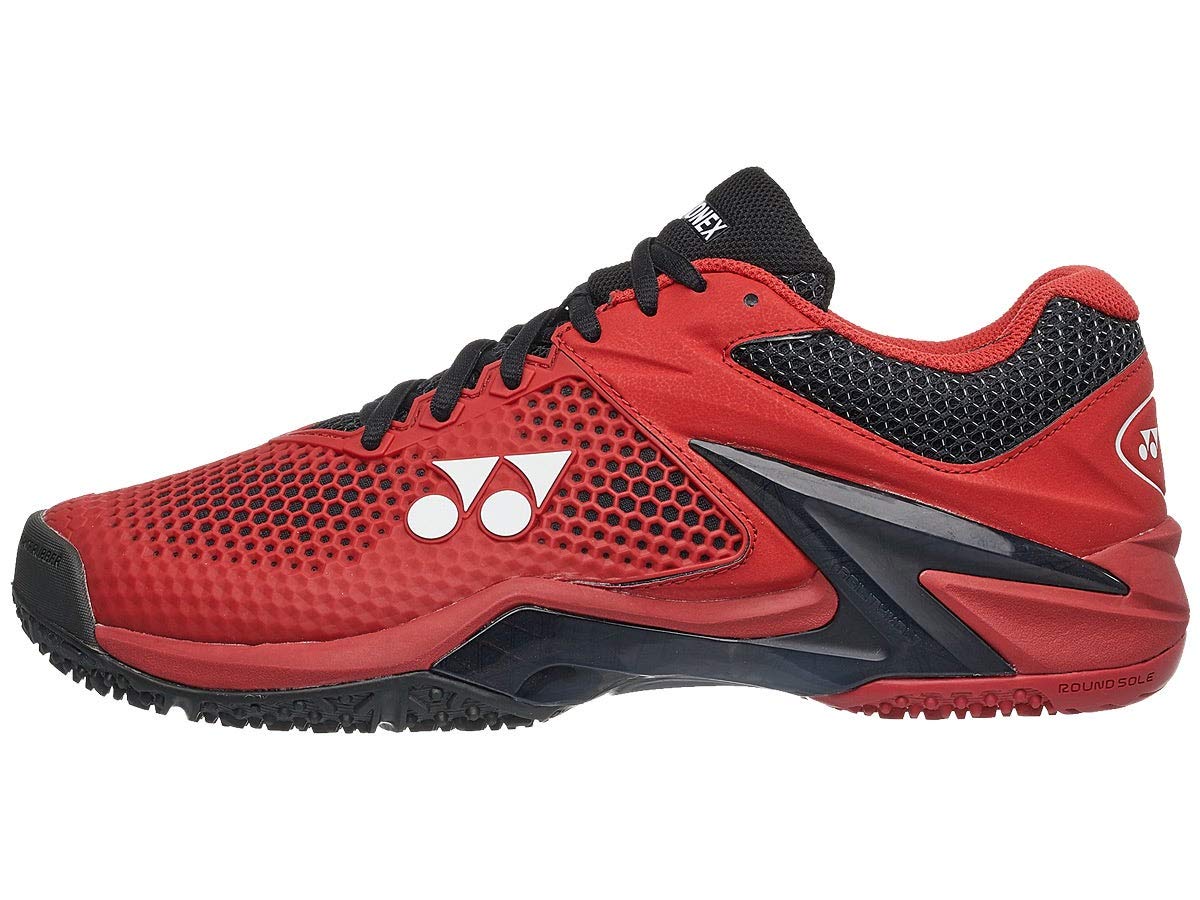 YONEX Power Cushion Eclipsion 2 Mens Clay Tennis Shoes 7.5 Red/Black D Medium