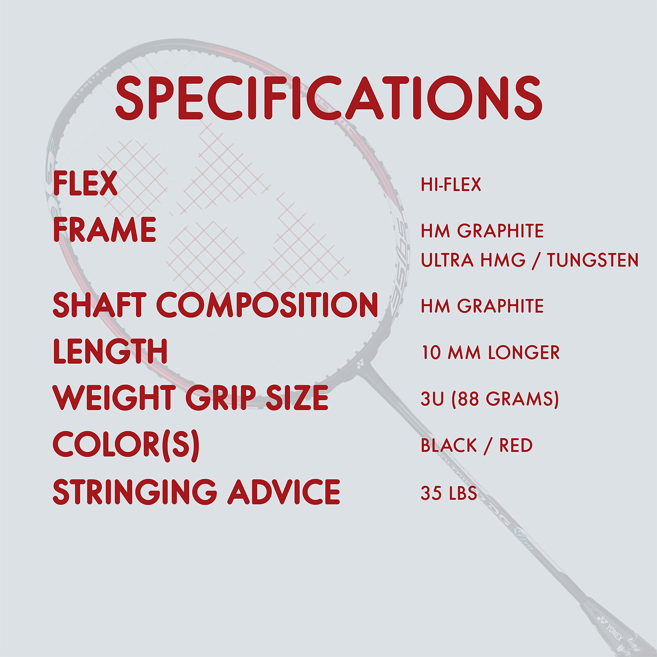 YONEX VOLTRIC 0.7DG Badminton Racquet (Navy Blue, Graphite, 35 lbs Tension)