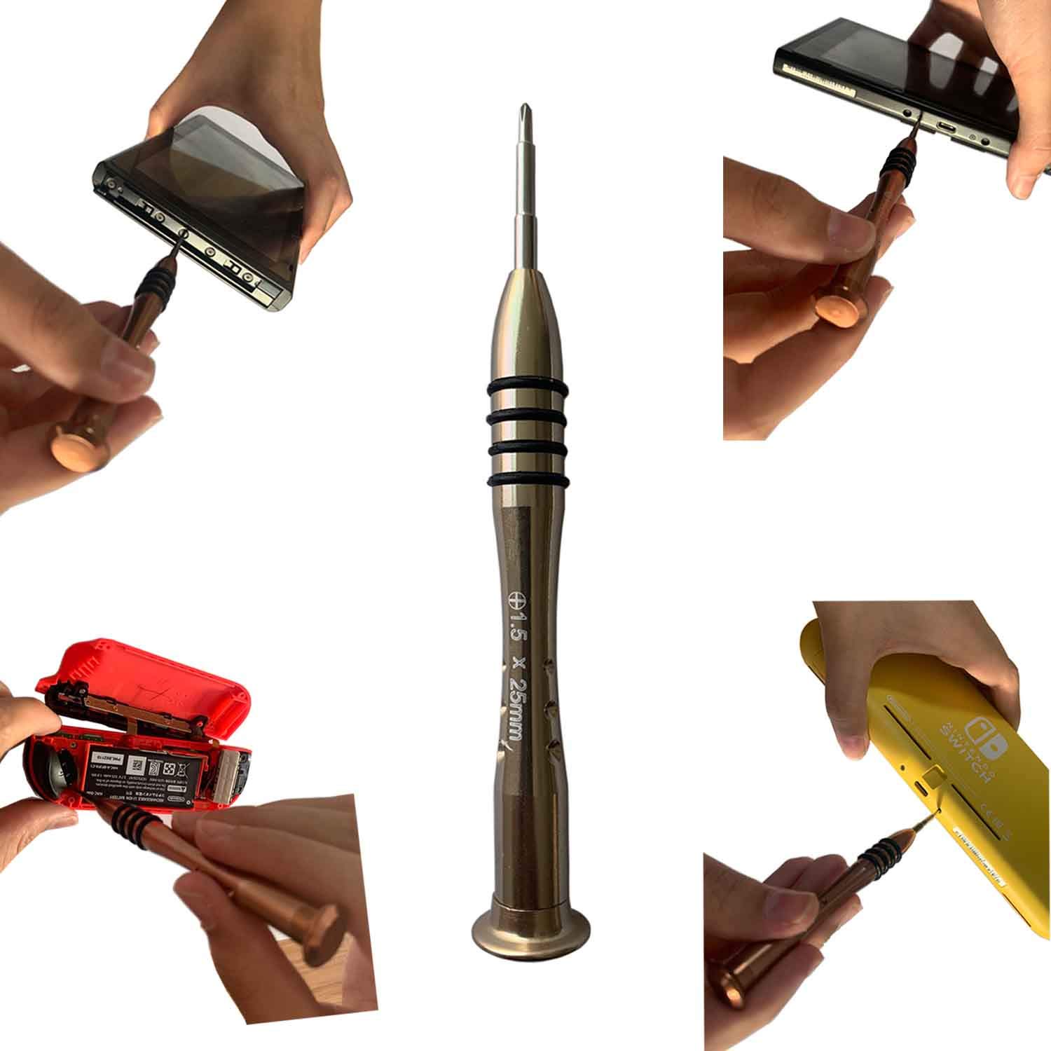 YOOWA Triwing Screwdriver for Nintendo Switch Set Repair Tool Kit Y00 and PH000 Phillips Screwdriver for Joy-con Controller, Kickstand Replacement, Game Console Repair and Battery Replacement