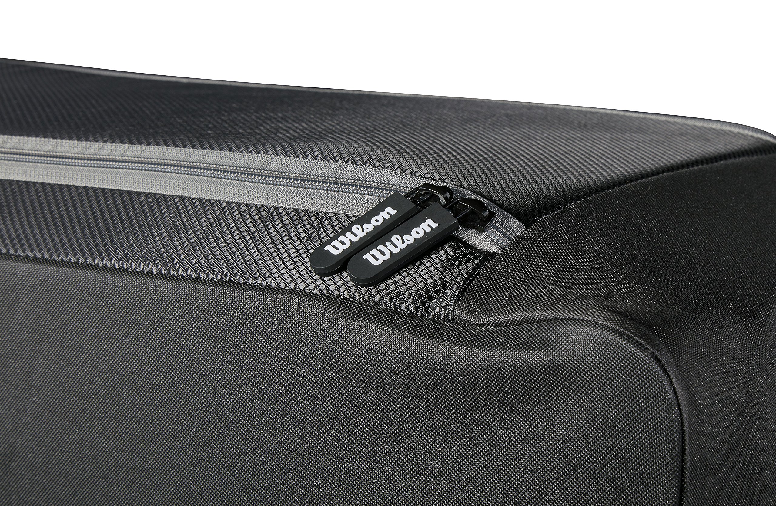 WILSON Sporting Goods Team Gear Bag on Wheels, Black , 39.5"L x 14"W x 15"H
