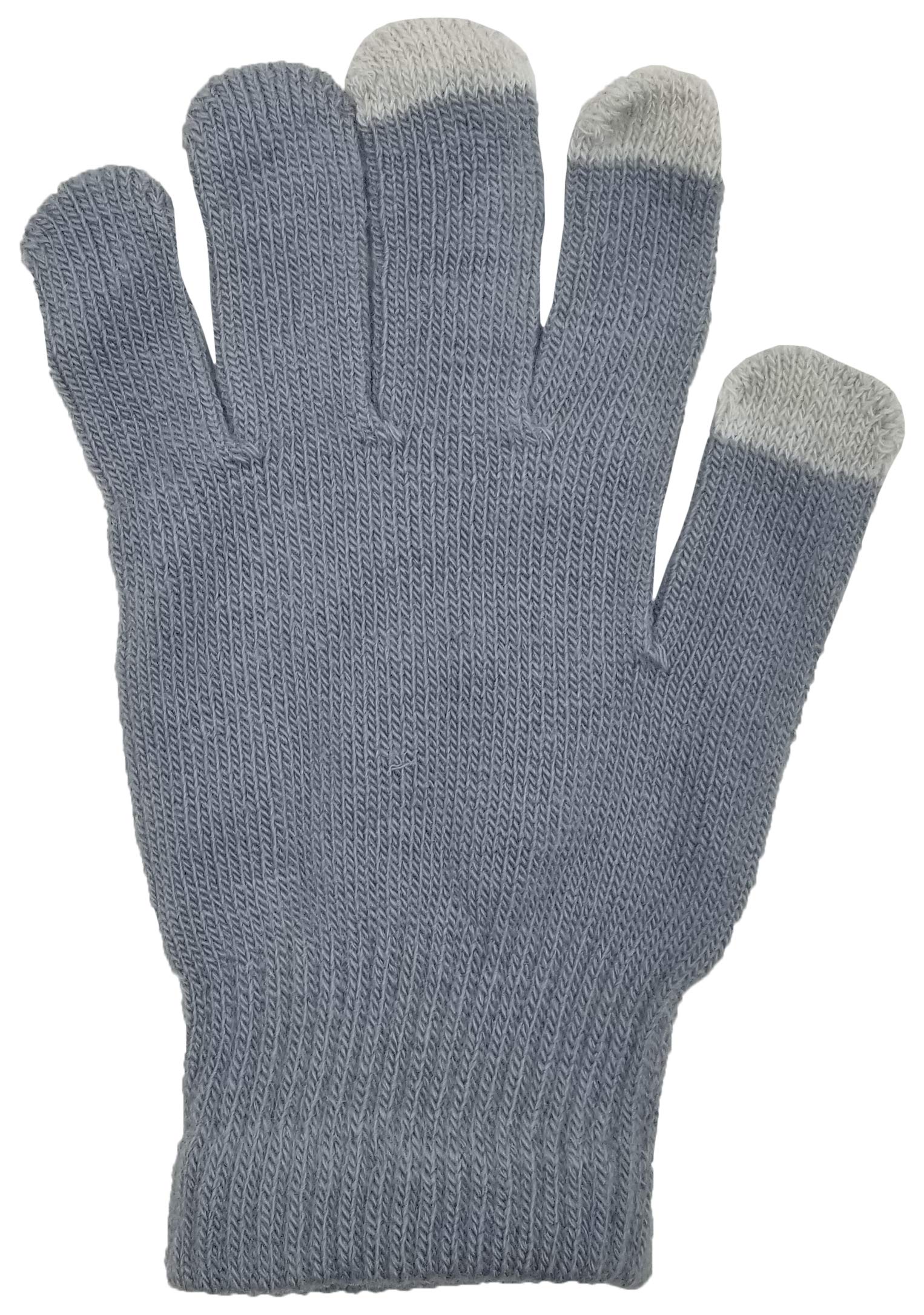 Winter Magic Gloves, 12 Pairs Stretchy Warm Knit Bulk Pack Mens Womens