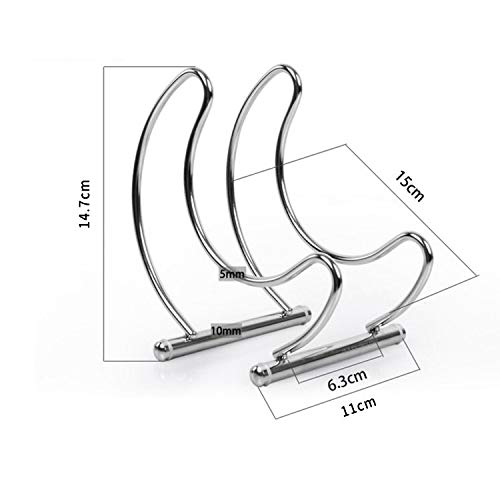 WUDILU Kitchen Stainless Steel Pot Lid Shelf Kitchen Organizer Pan Cover Lid Rack Stand Sponge Spoon Holder Dish Rack